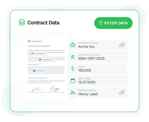 Structured Contract Data Registry - Avokaado