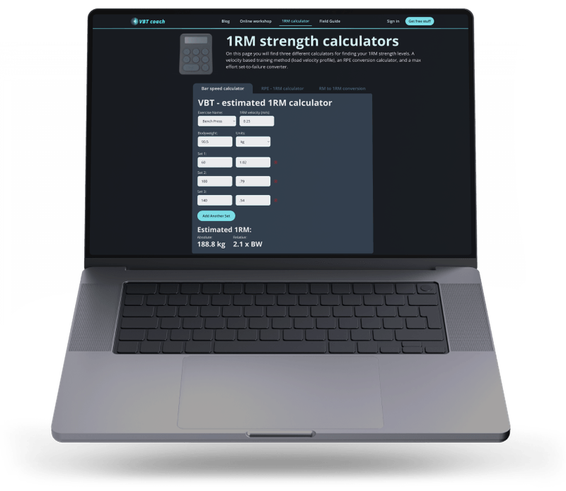 VBTcoach | #1 for velocity based training education