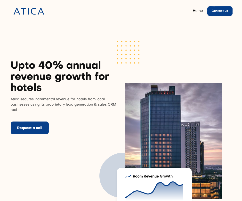 Atica Remote Sales & Digital Strategy for Hotels