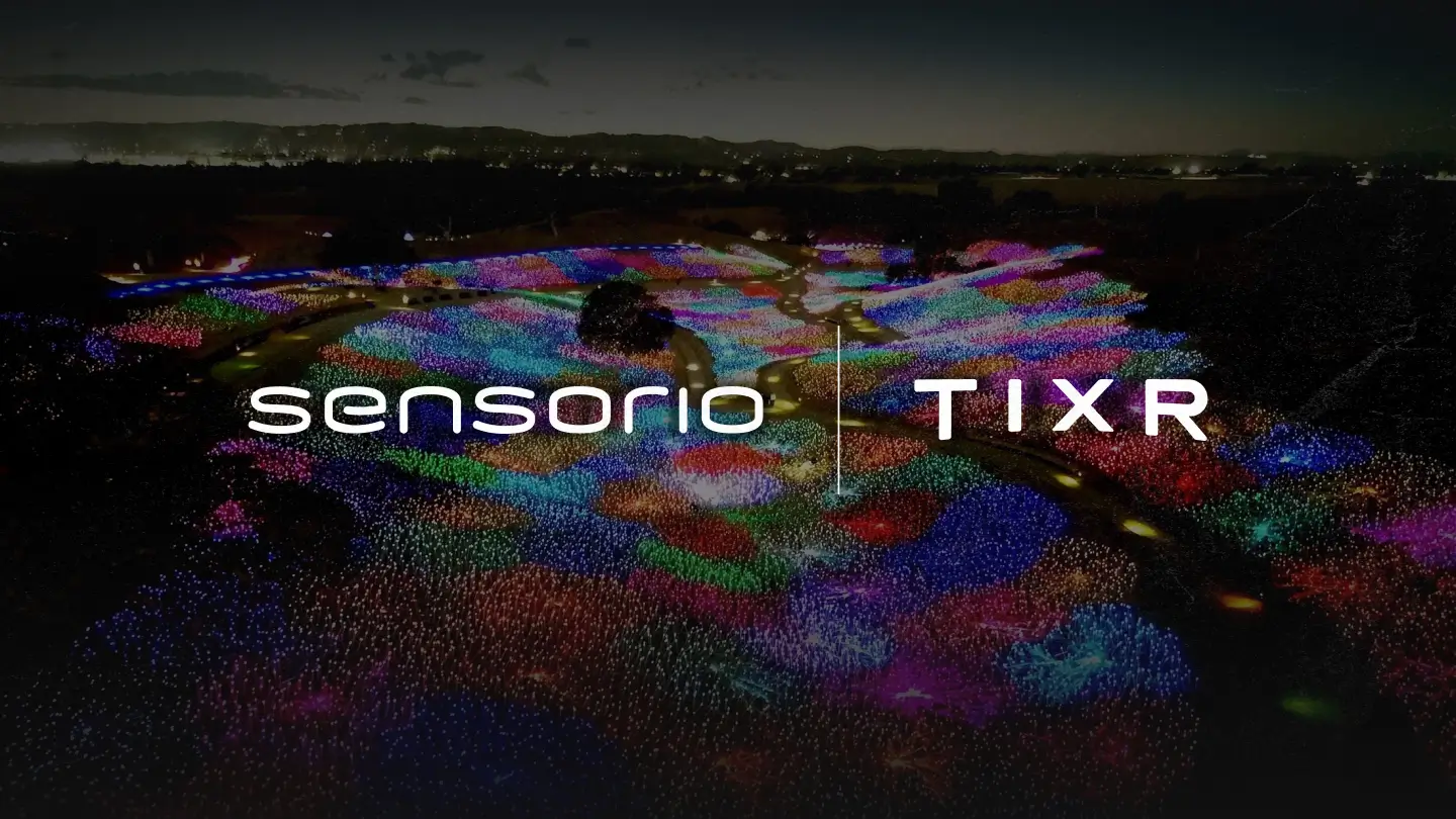 Sensorio Taps Tixr to Power Immersive Nights Under the Lights