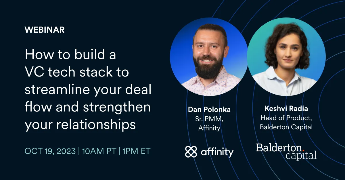 How to build a VC tech stack to streamline your deal flow and ...