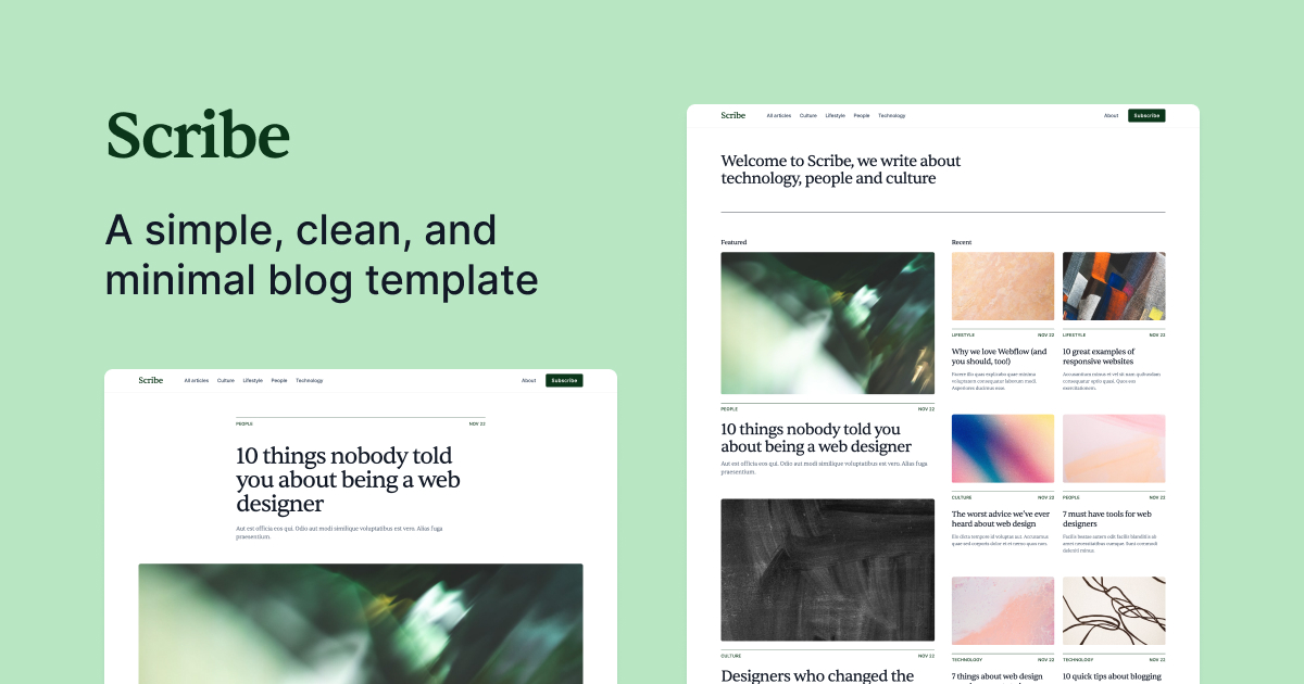 Scribe · Style Guide