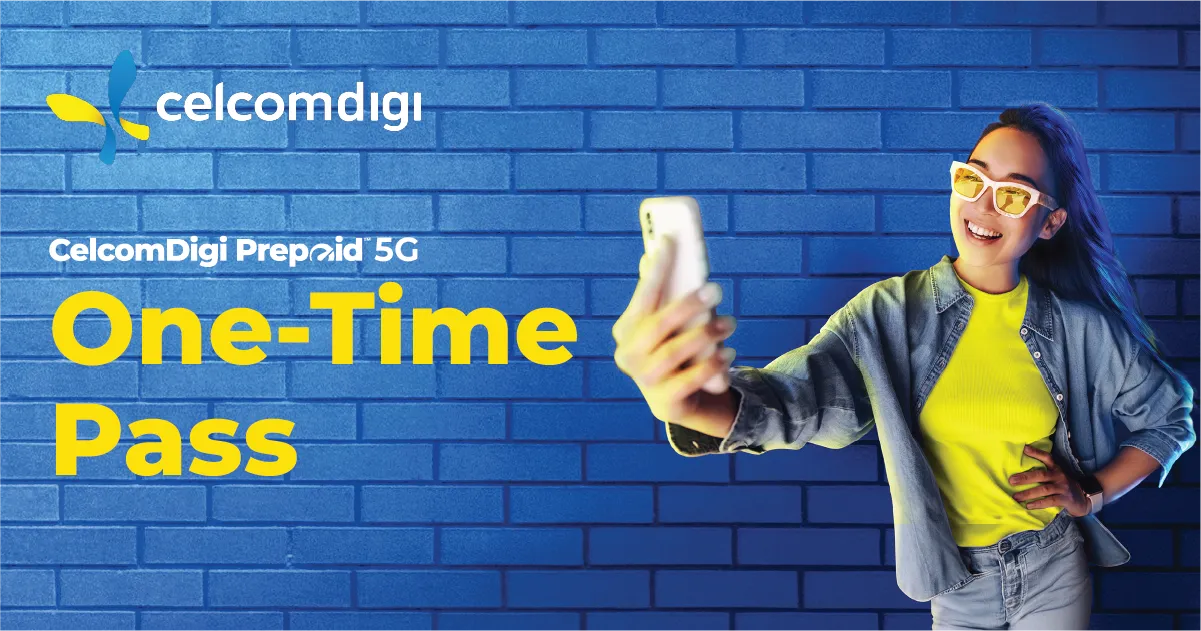 CelcomDigi | Best Prepaid One-Time Pass for 5G Internet