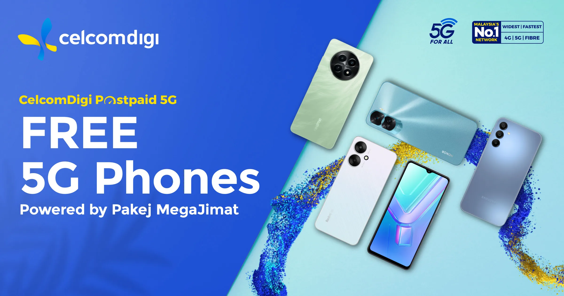 CelcomDigi | Get Free 5G Phones With Pakej MegaJimat Today!