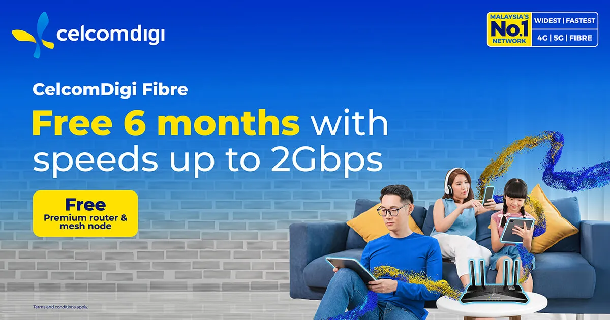 CelcomDigi | Fast, reliable home fibre plans in Malaysia