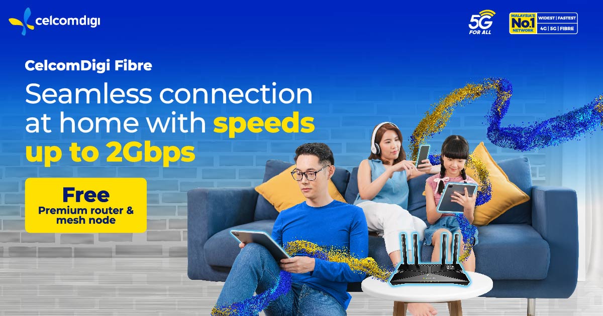 CelcomDigi | Unlimited home fibre broadband from RM129/month