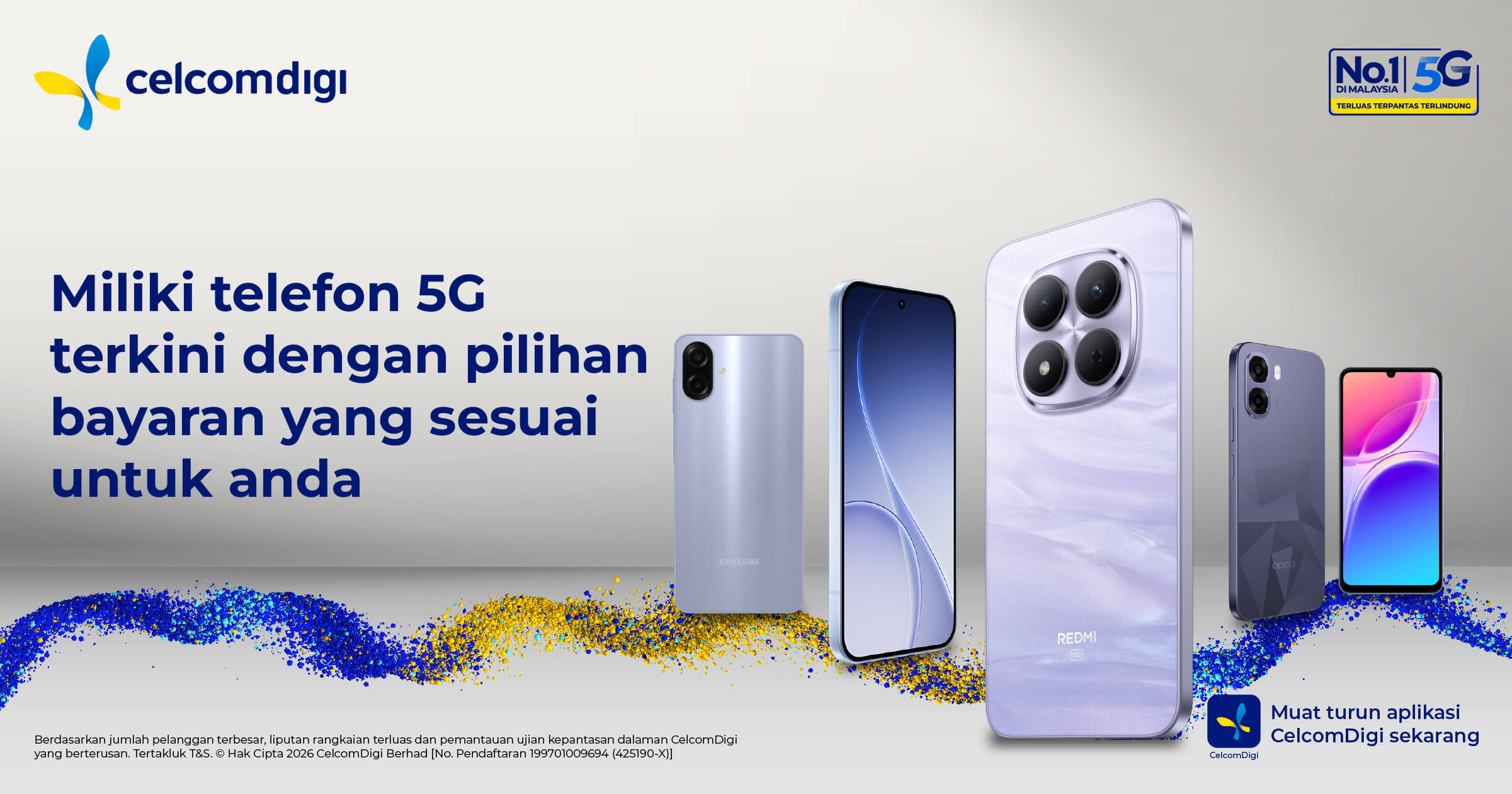 CelcomDigi | Tawaran Telefon 5G Terkini RM1 Malaysia