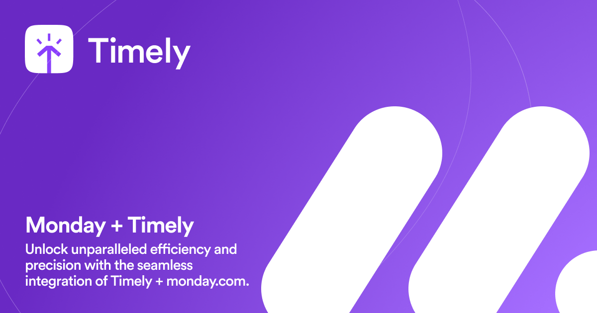 Integrate monday.com with Timely
