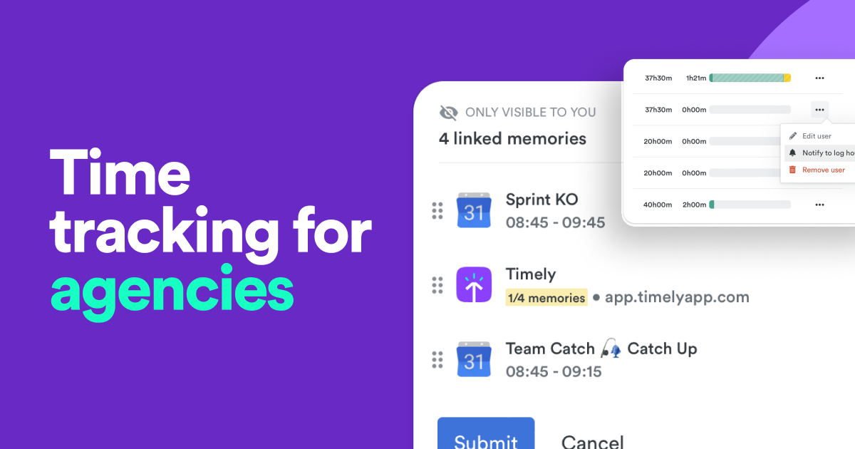 BEST Time Tracking for agencies - Timely