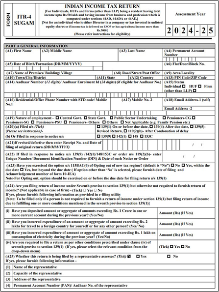 Differences Between ITR 3 and ITR 4