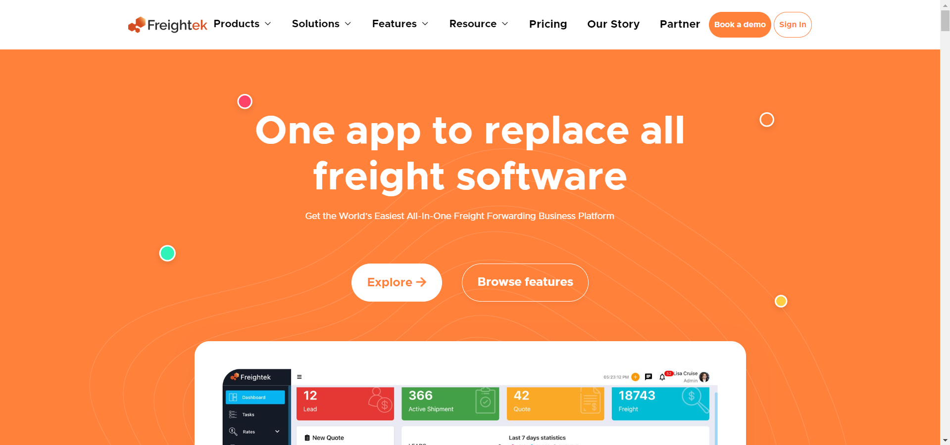 Freightek: Phần Mềm Freight Forwarder | Nền Tảng Doanh Nghiệp Logistics