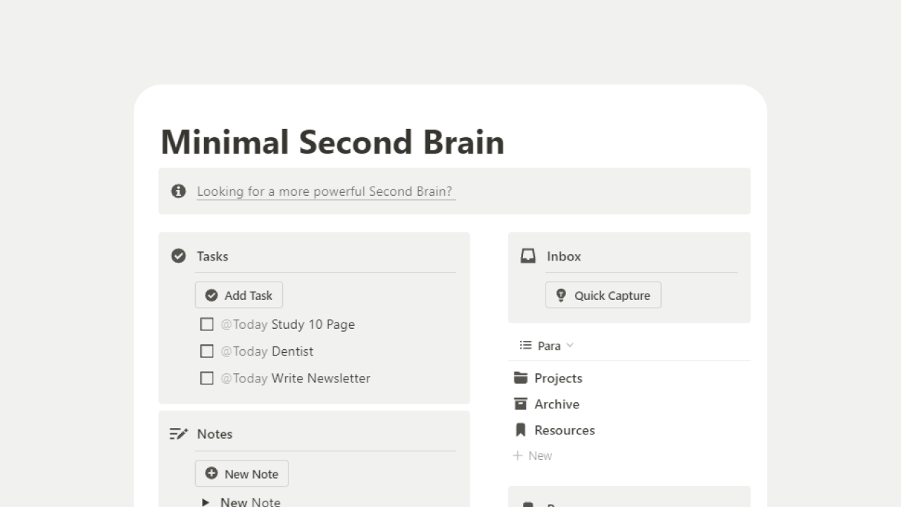 The 5 Best Notion Second Brain Templates Revealed (2024)