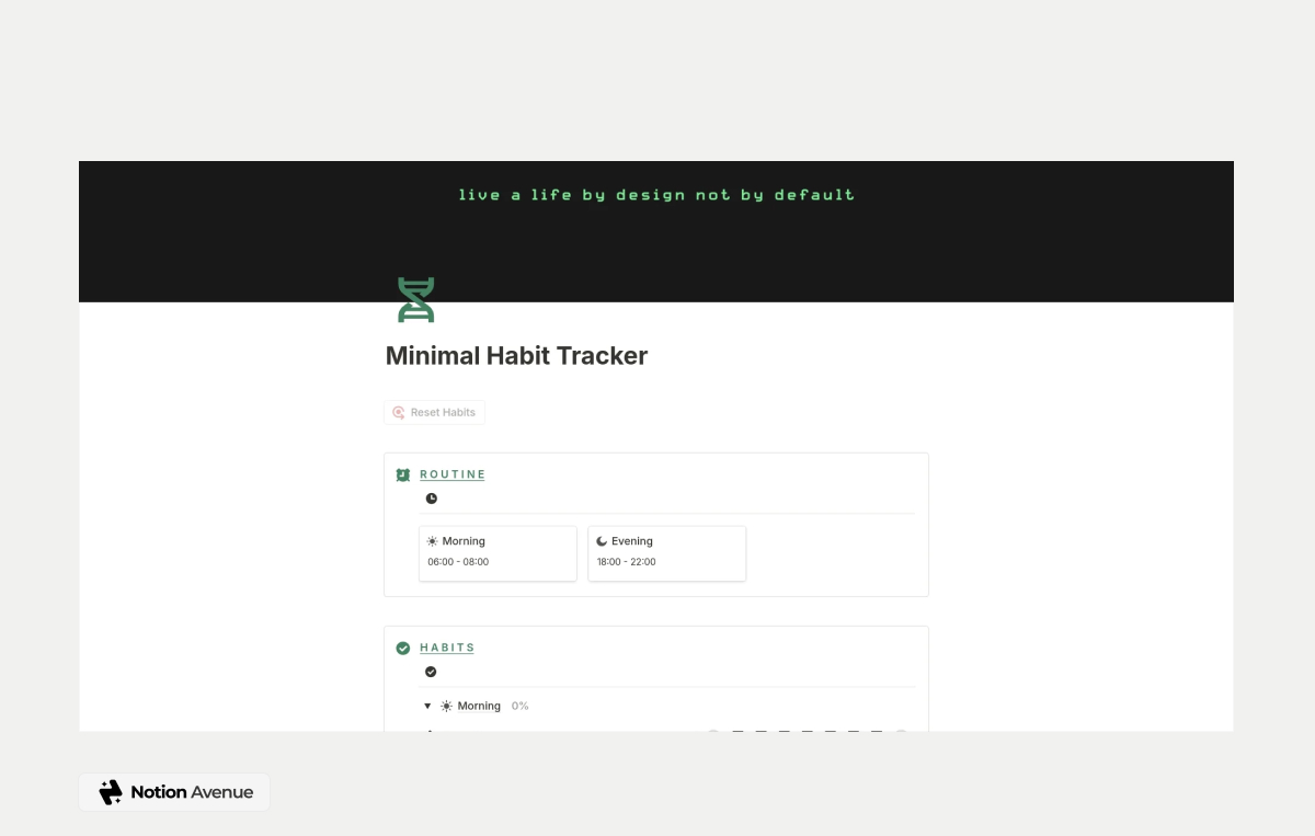 20 Free & Aesthetic Notion Habit Tracker Templates (2024)