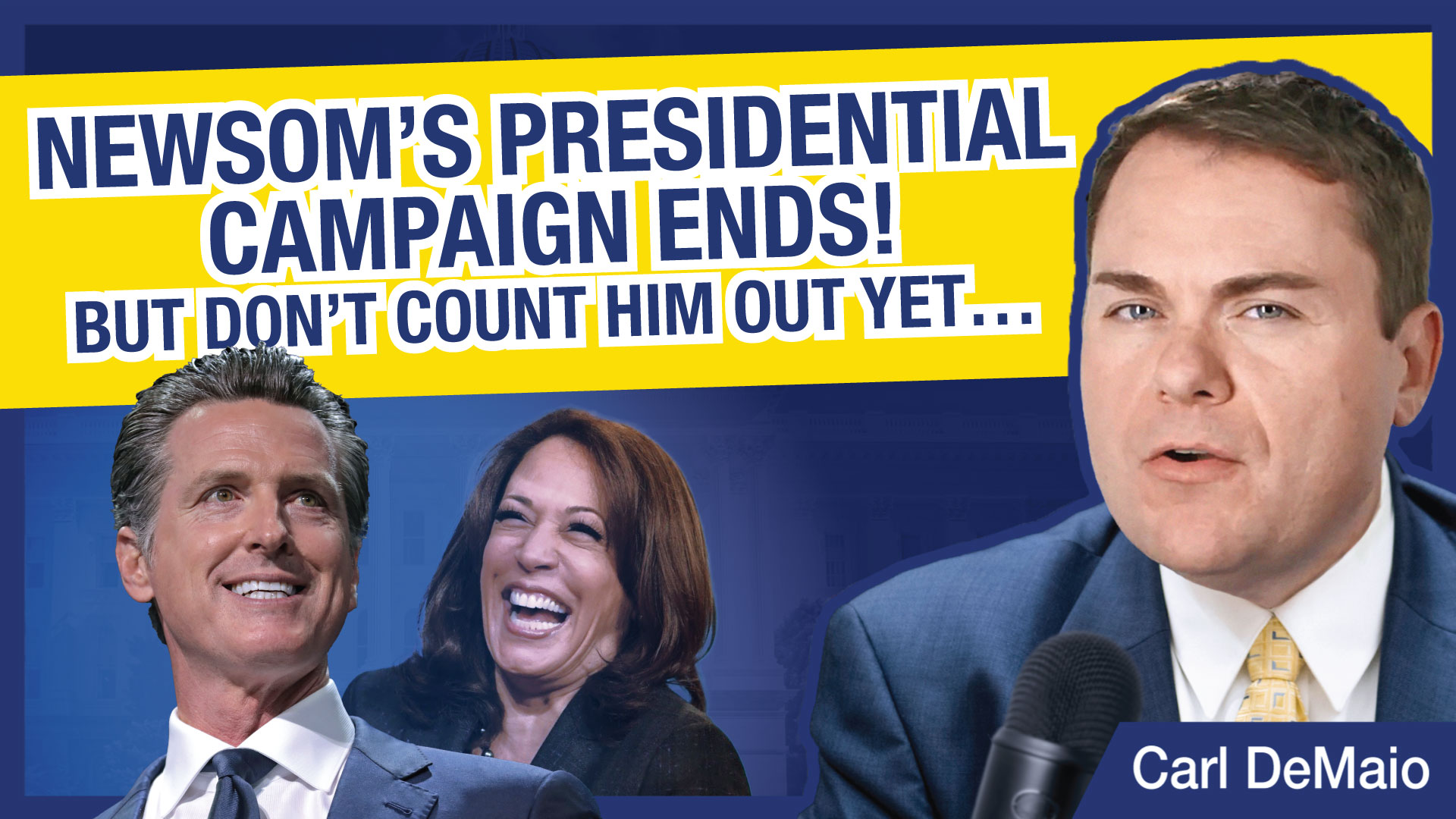 Video • Newsom Presidential Campaign Ends! But Don’t Count Him Out Yet