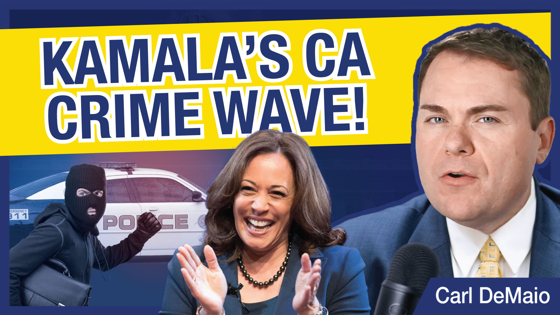 Video • Kamala Harris Created a Crime Wave in CA!