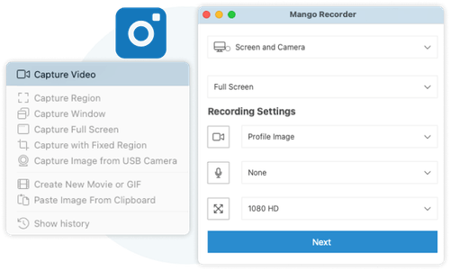 Mango Recorder | Screen Capture & Video Recording Tool