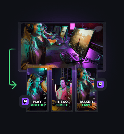 Turn Twitch Stream to Clips - Content Creation Tool - OpusClip