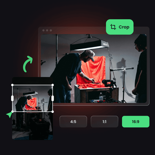 Crop Video - Resize & Reframe Instantly with AI - OpusClip