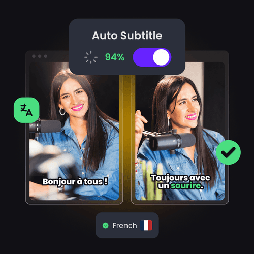 Add French Subtitles to Video - Lightning-Quick AI - OpusClip