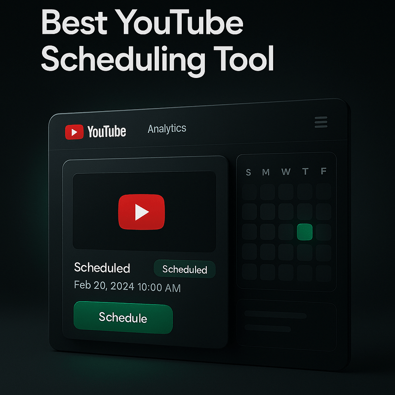 13 Best YouTube Scheduling Tools for Creators in 2026 - OpusClip Blog