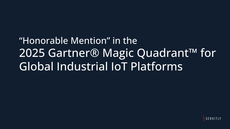 Gartner Magic Quadrant IoT Platform | Servitly