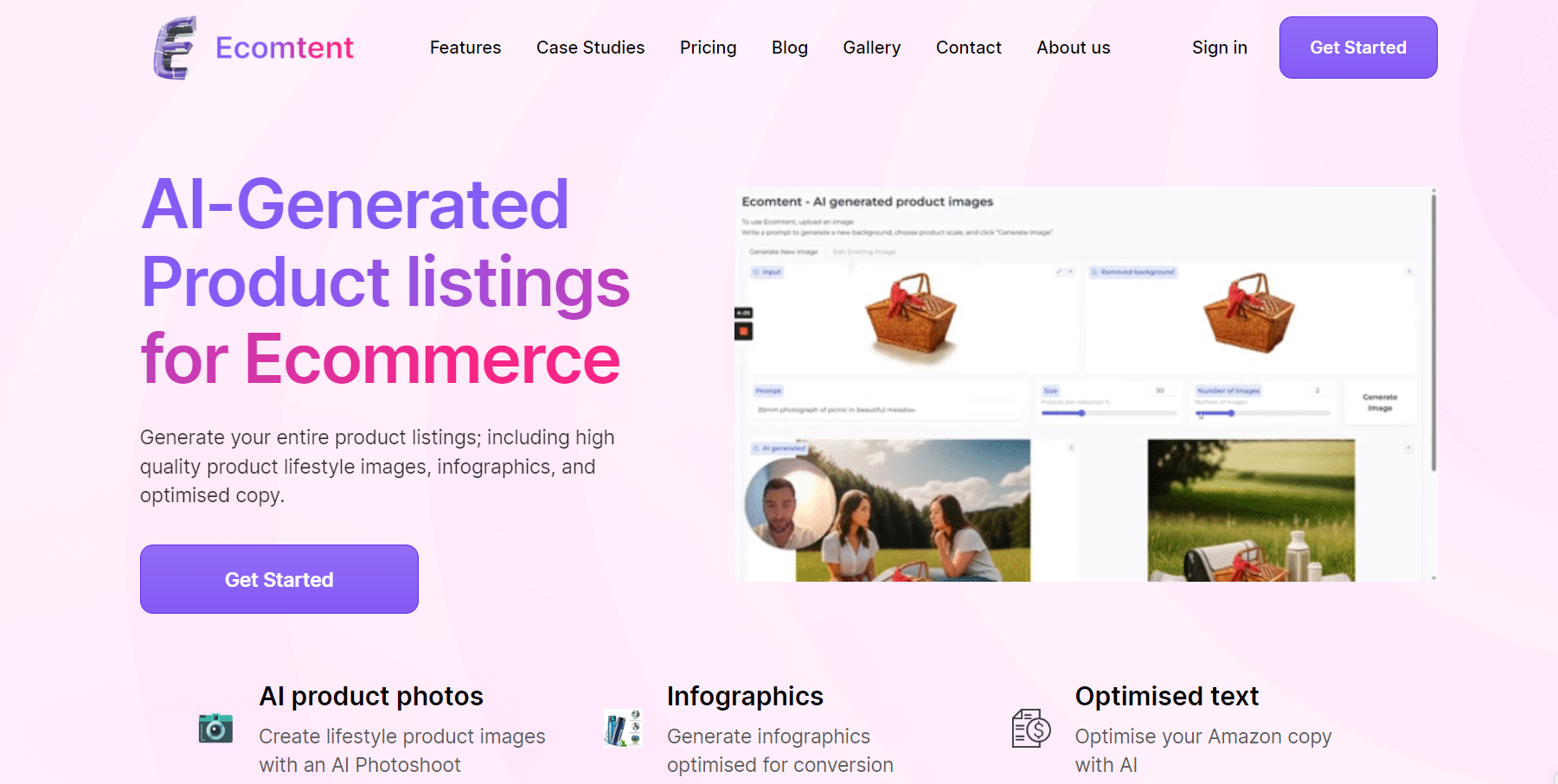 Ecomtent | AI-Generated Product Images