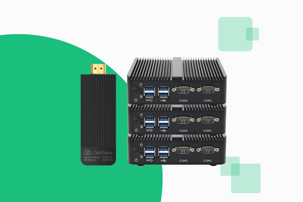 Digital Signage Player Hardware | OptiSigns