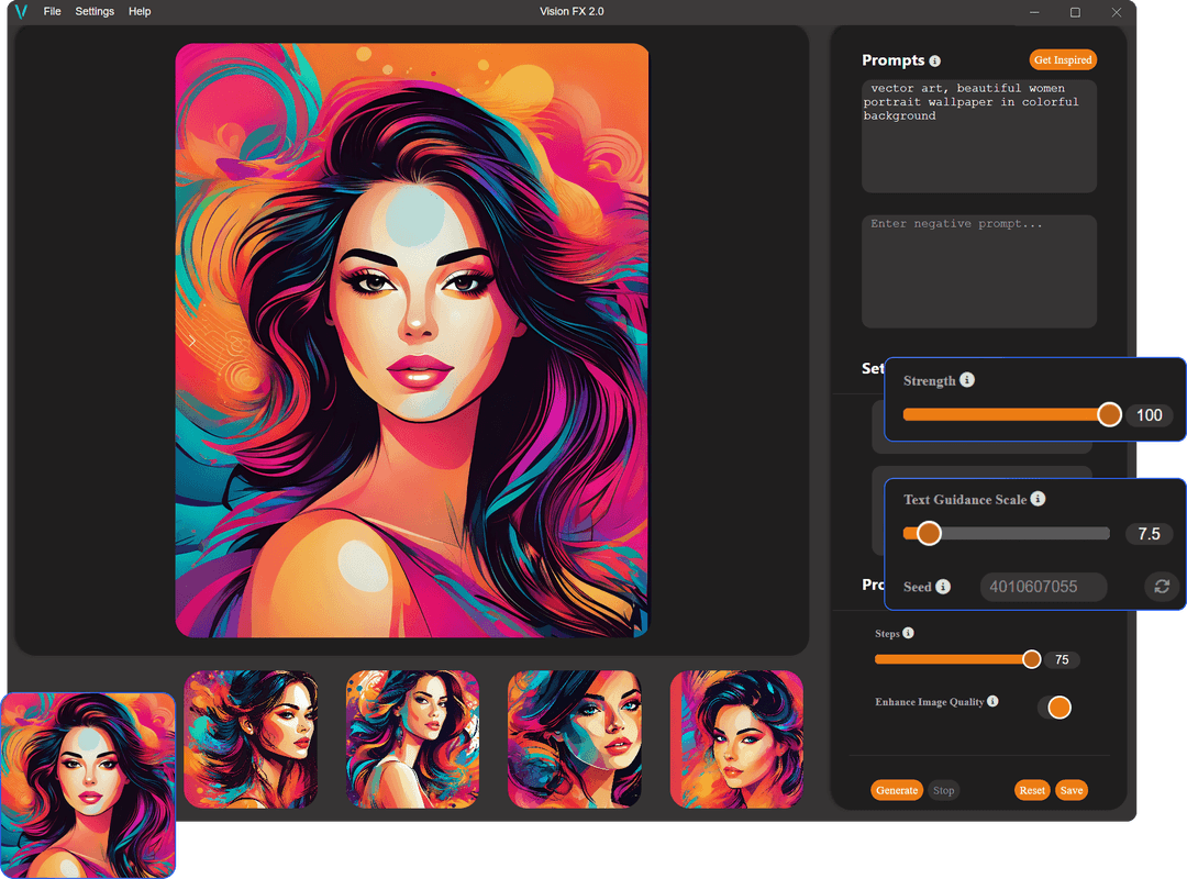 Vision FX 2.0: Unleash Limitless Creativity with AI Photo Editing pen_spark