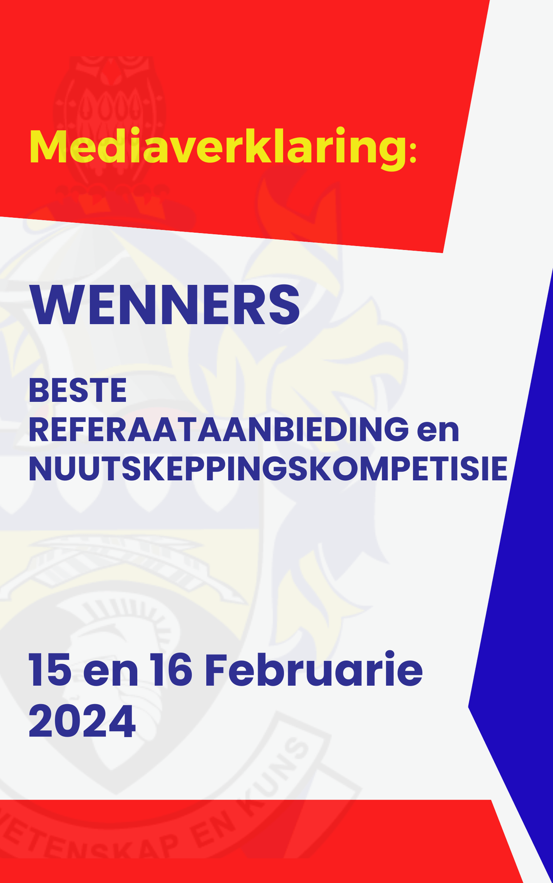Persverklarings - Suid-Afriaanse Akademie vir Wetenskap en Kuns