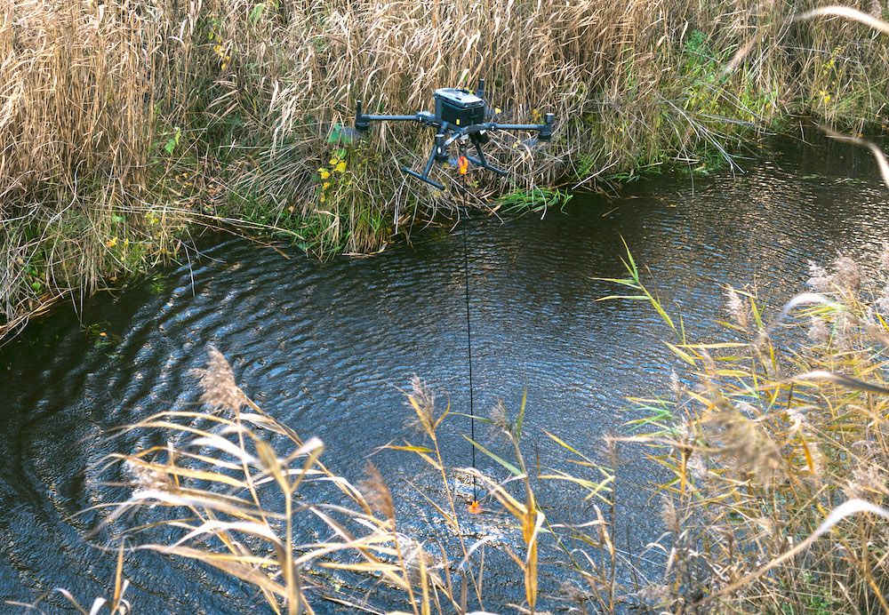 UAV-Based Echo Sounder System by SPH Engineering