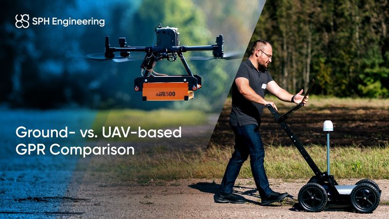 Ground versus UAV-based Ground Penetrating Radar (GPR) Comparison