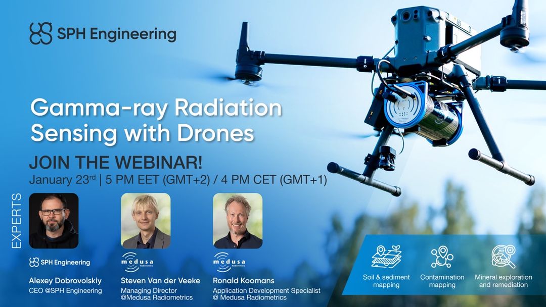 Live Webinar | How to detect gamma-ray radiation with drones?