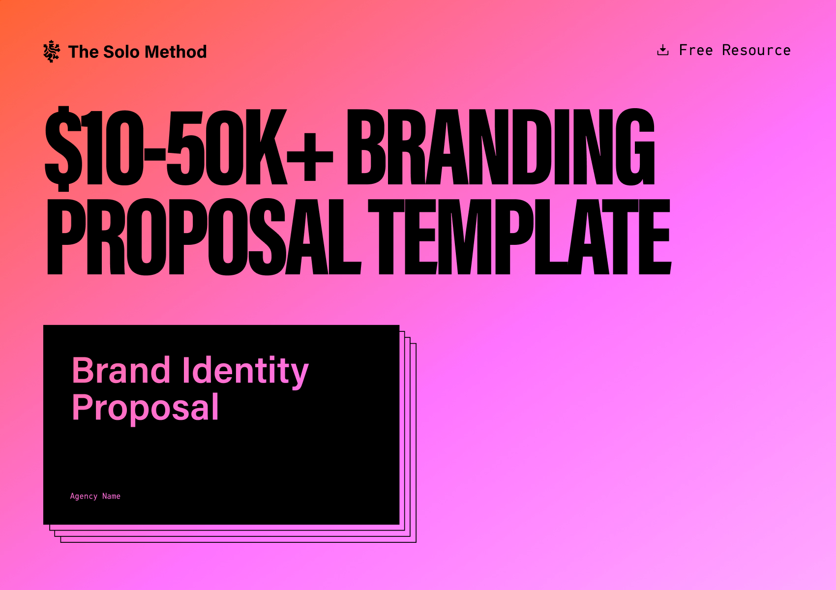 Branding Proposal Template