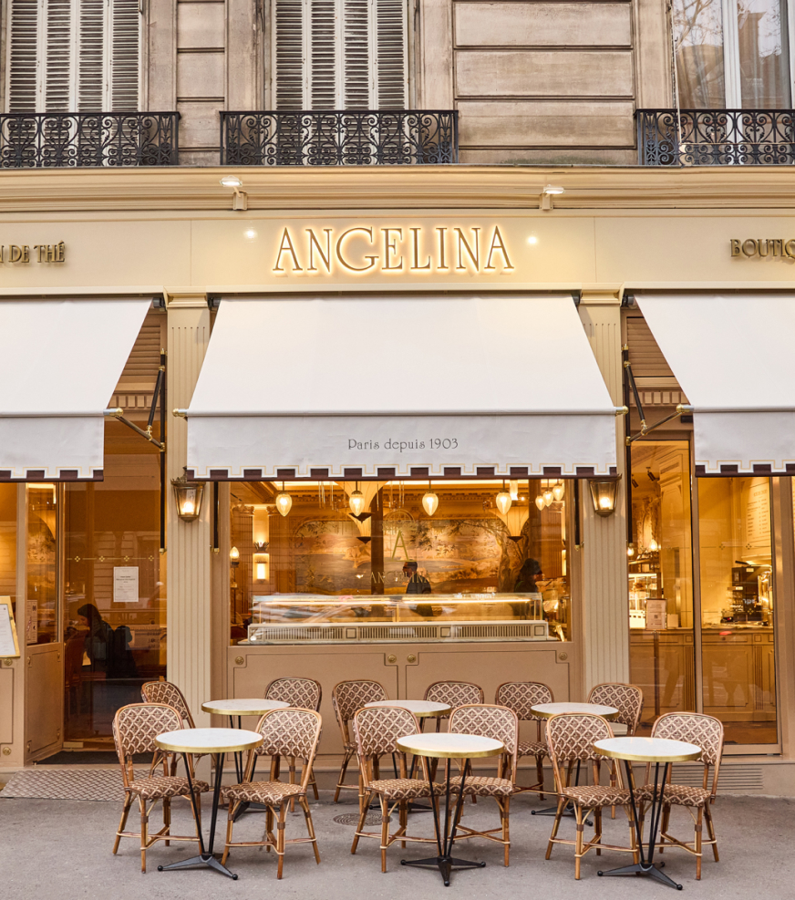 Angelina Paris | La Maison Angelina inaugure son nouveau salon de thé ...