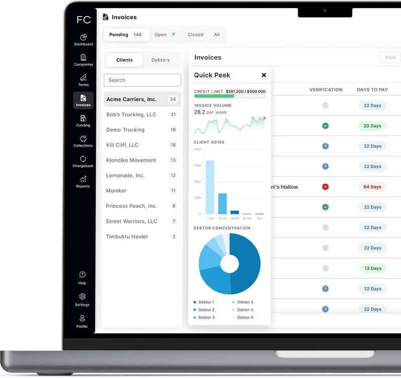 Cloud-Based Invoice Factoring Software | FactorCloud