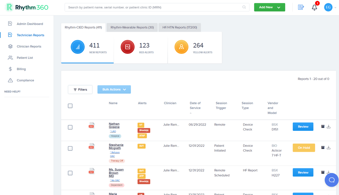 RhythmScience | Most Comprehensive Cardiac Data Management Solution