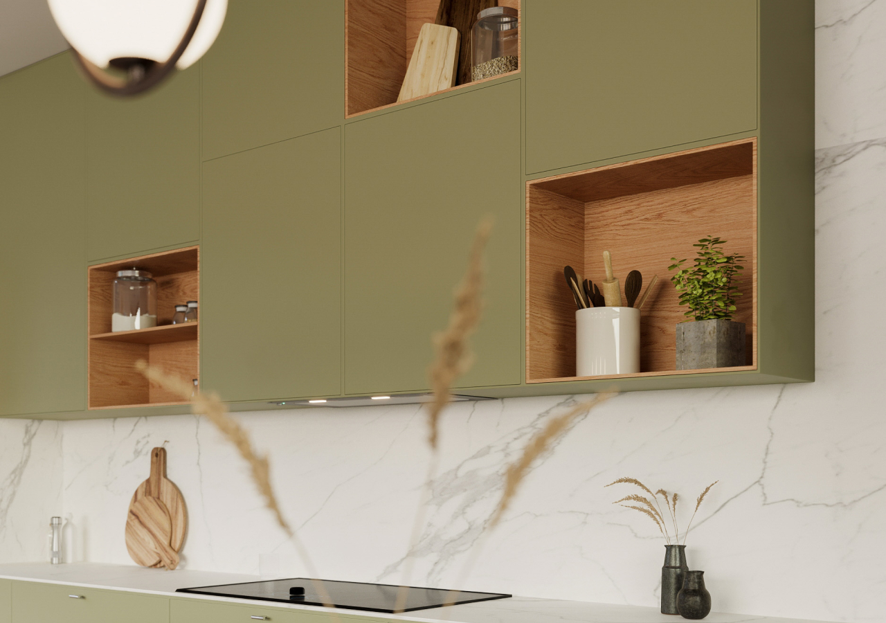 European Kitchen Cabinets: Frameless Design, Materials & Storage