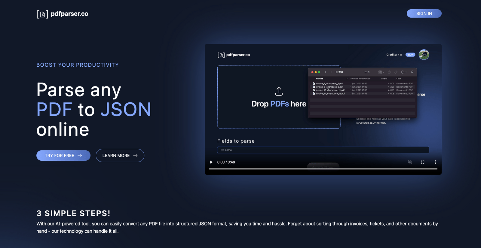 Future Tools - PDF Parser