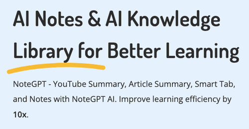Future Tools - NoteGPT