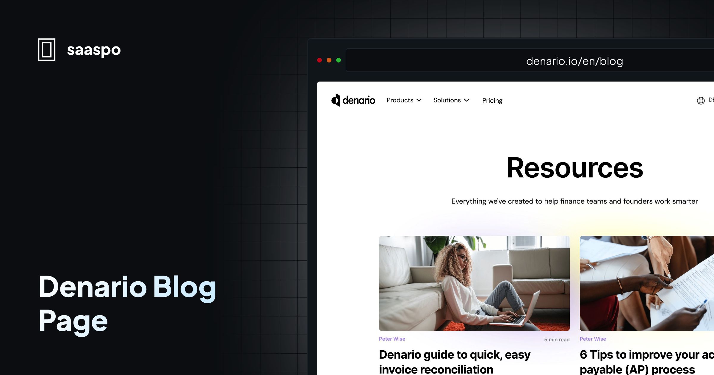 Saaspo | Denario Blog Page