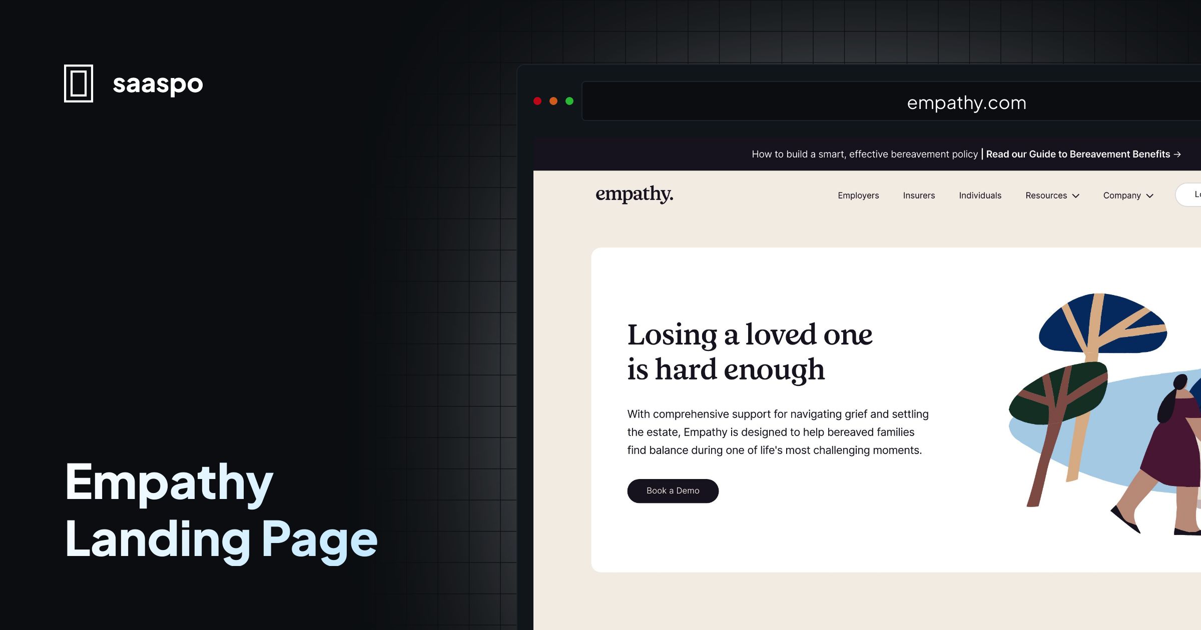 Saaspo | Empathy Landing Page