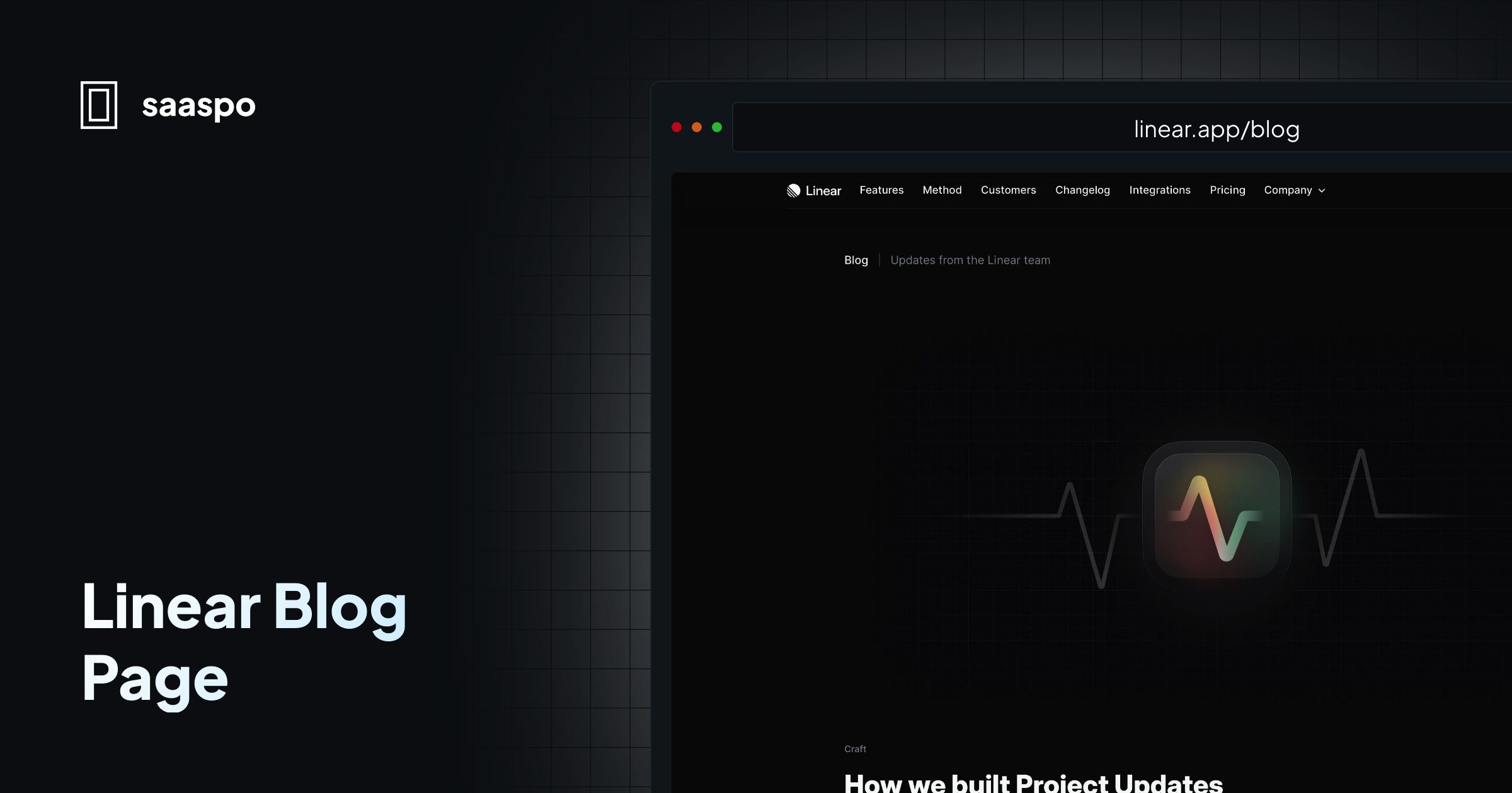 Saaspo | Linear Blog Page