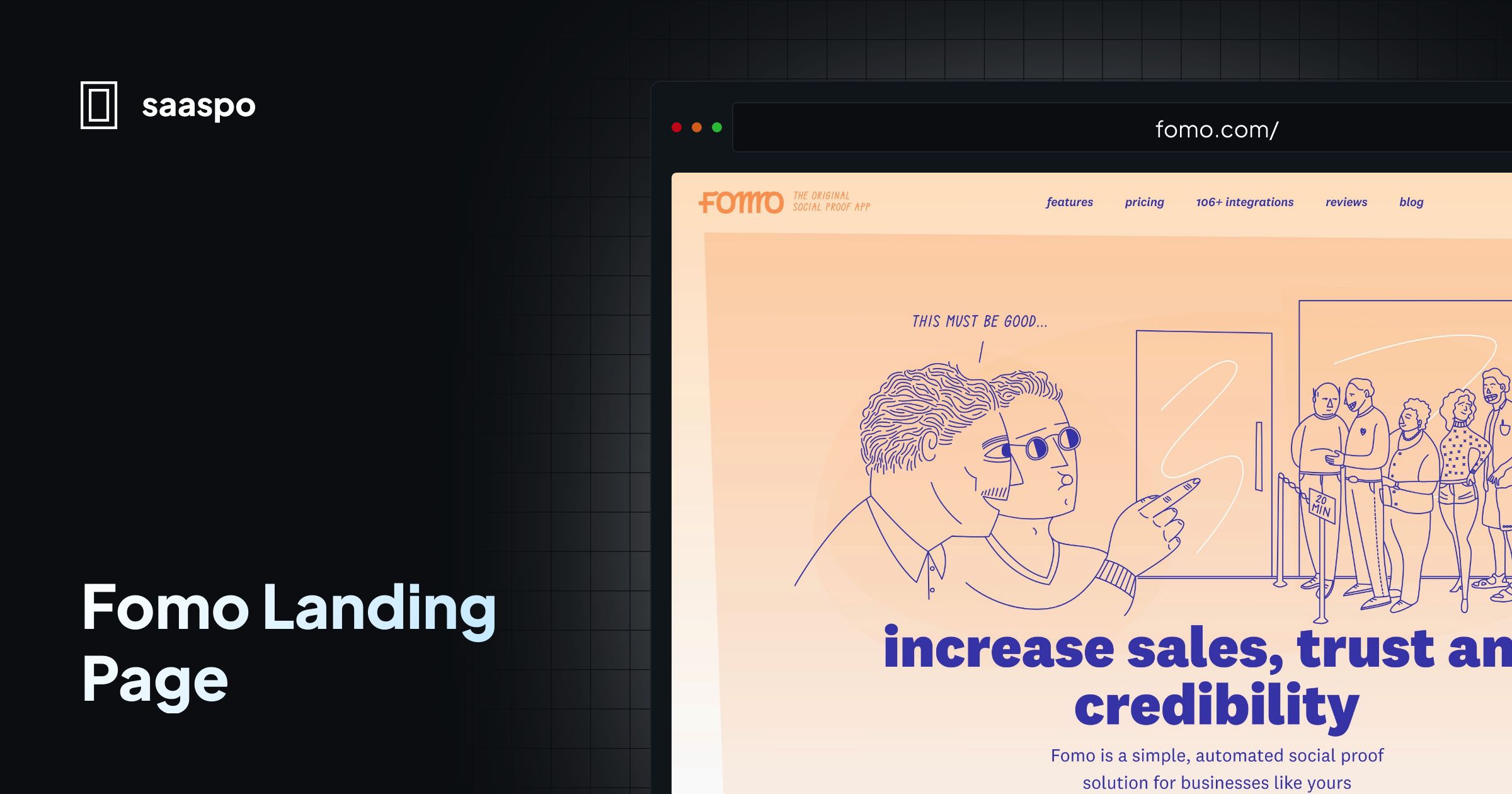 Saaspo | Fomo Landing Page