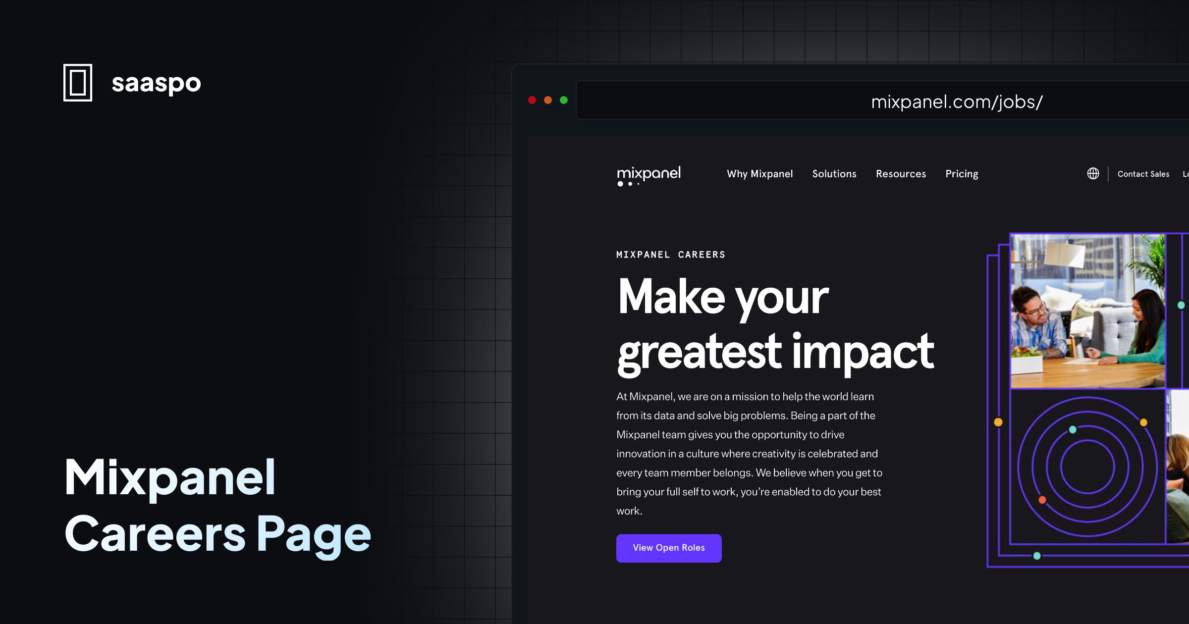 Saaspo | Mixpanel Careers Page