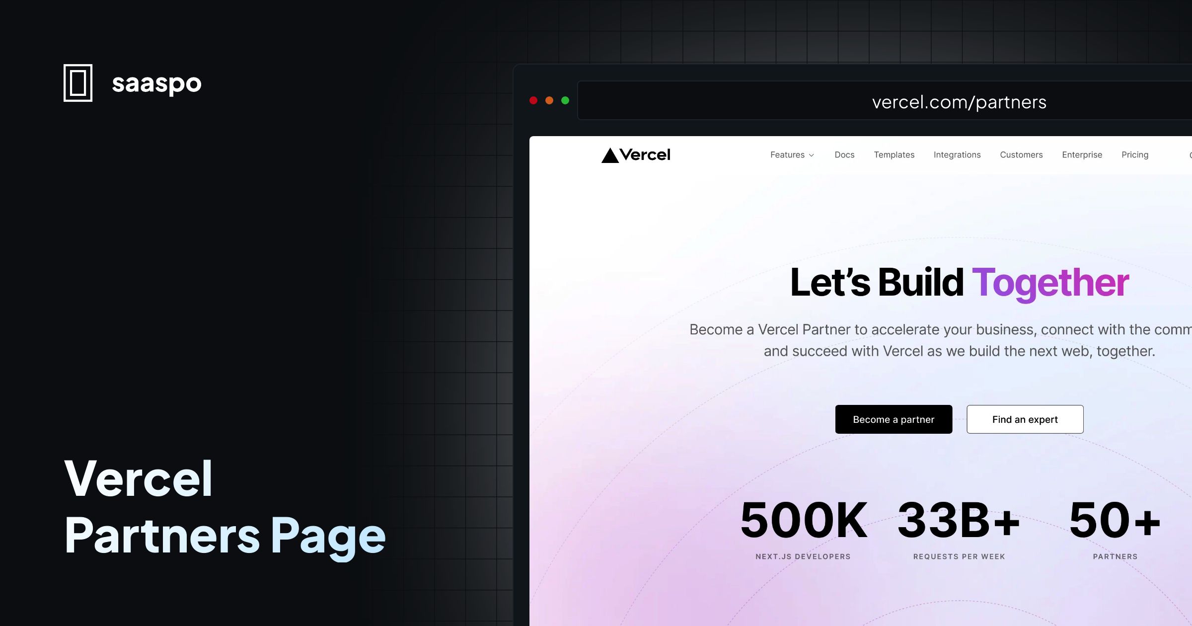 Saaspo | Vercel Partners Page