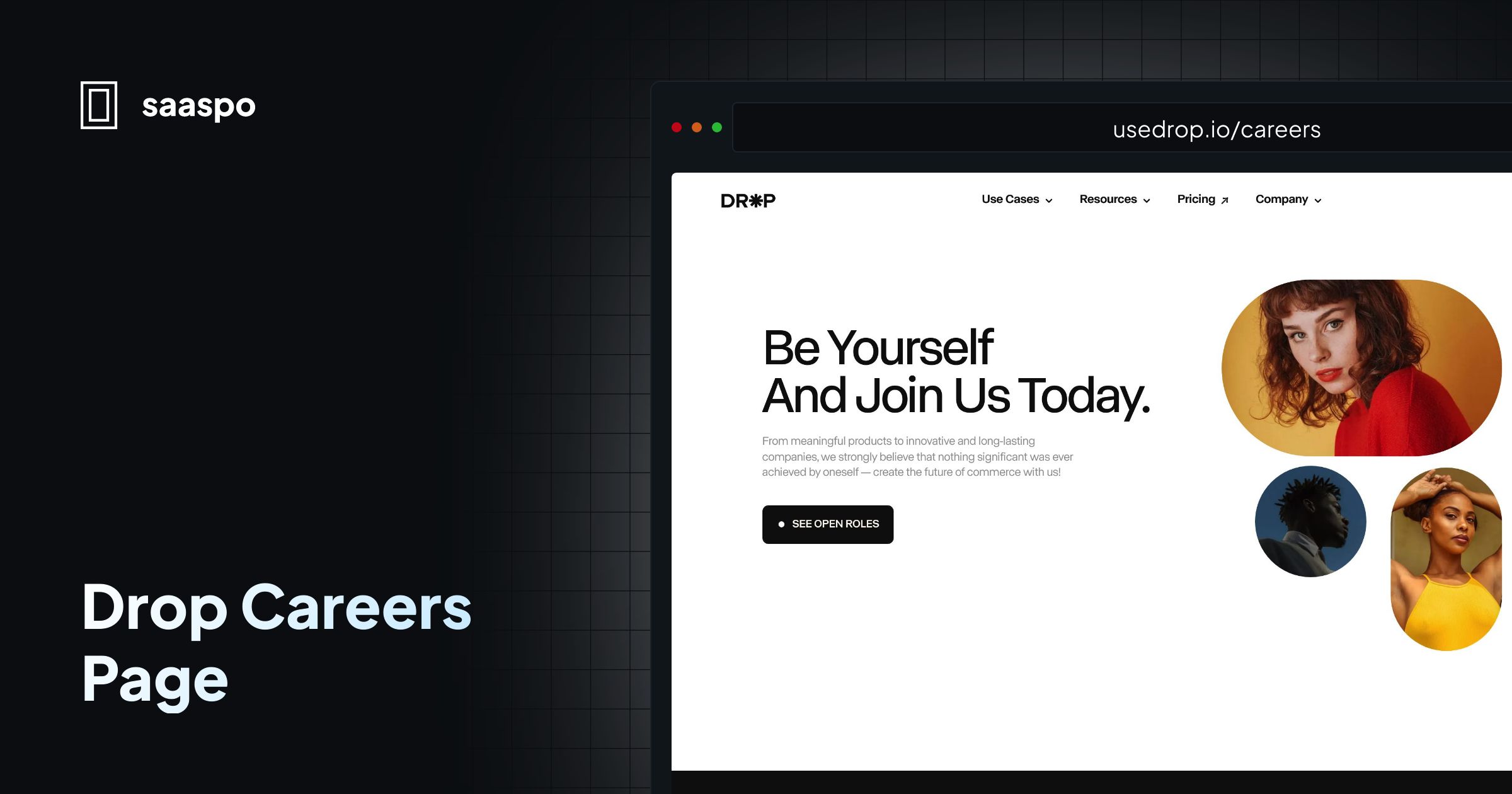 Saaspo | Drop Careers Page
