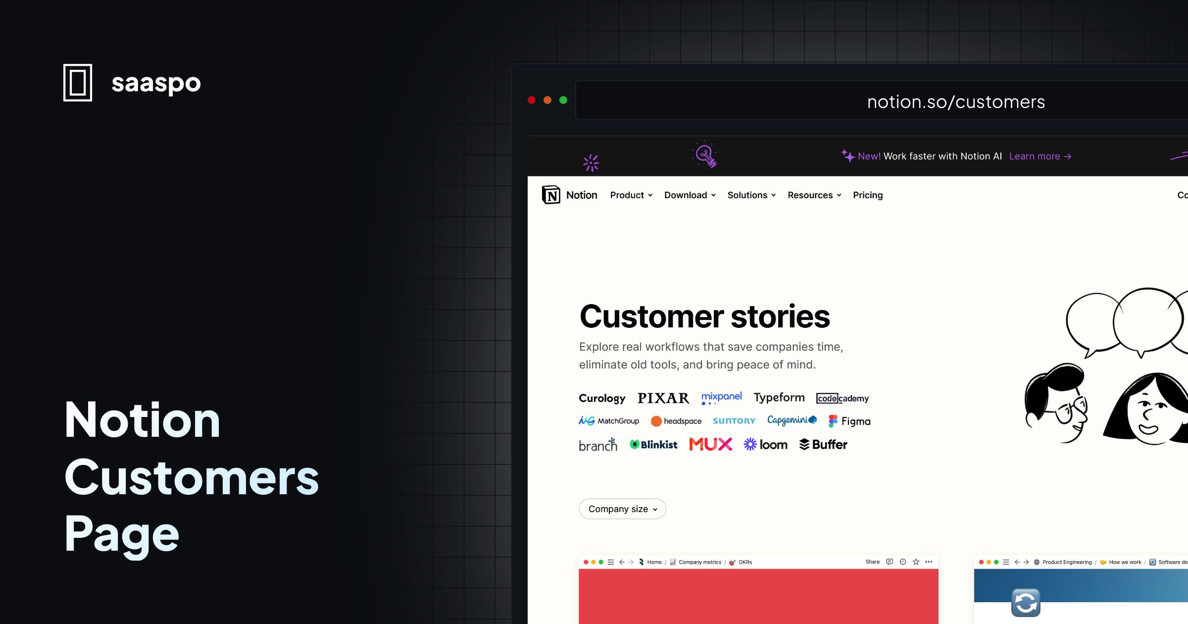 Saaspo | Notion Customers Page
