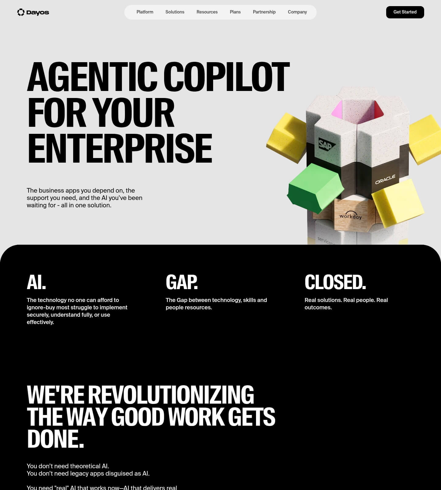 Saaspo | Dayos Landing Page