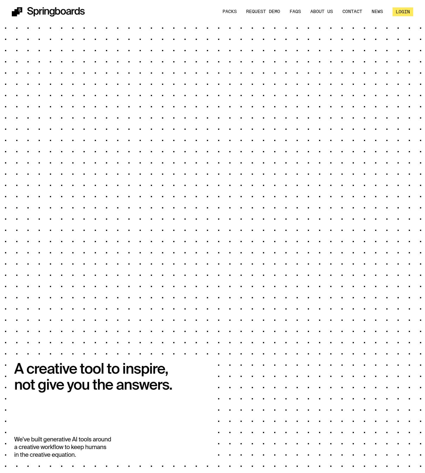 Saaspo | Springboard Landing Page