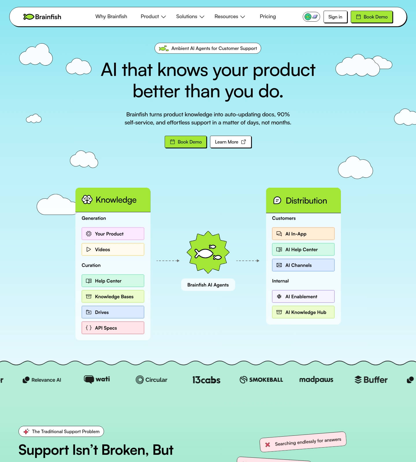 Saaspo | Brainfish Landing Page